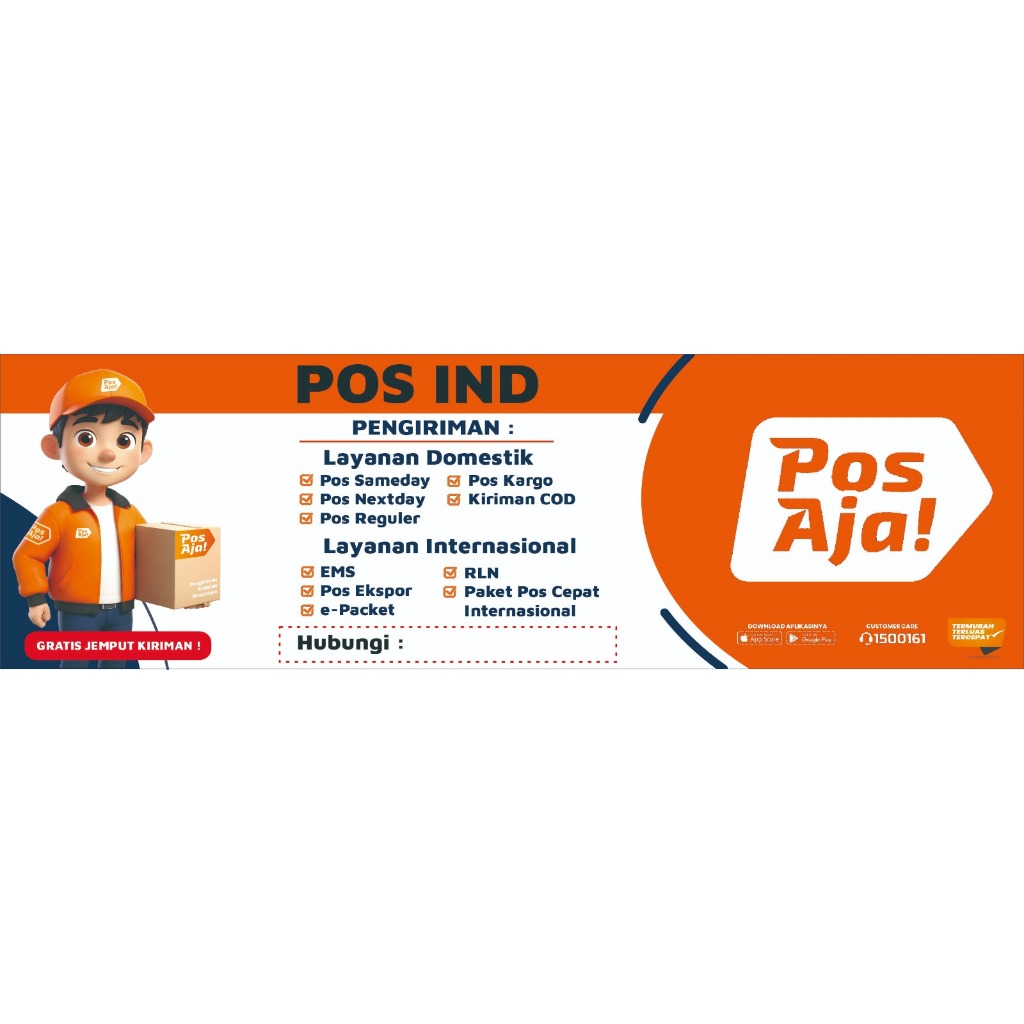 Jual STIKER VINYL POS AJA (CUSTO, NOMER TULIS DI CATATAN ORDER ...