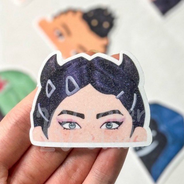 Jual (1 pack 19 pcs) Valorant Agent Vinyl Sticker Peek / Stiker Intip ...