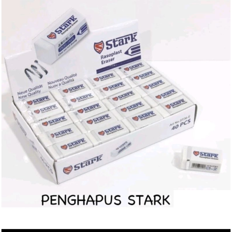 Jual (40pcs) penghapus murah STARK/hapusan pensil | Shopee Indonesia