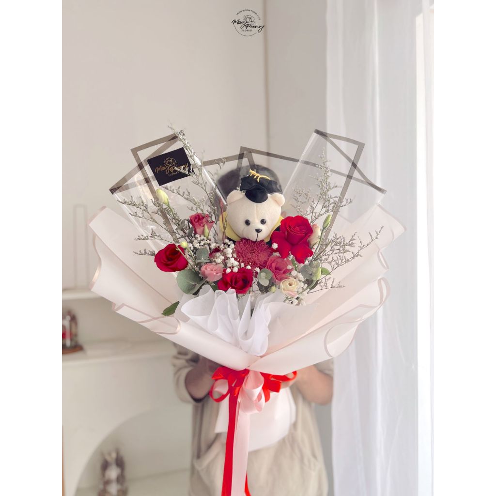 Jual FRESH FLOWER BOUQUET GRADUATION - BUKET BUNGA WISUDA BUKET WISUDA ...