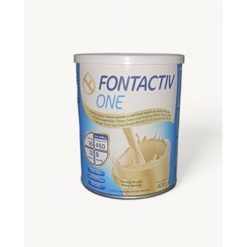 Jual FONTACTIV ONE 400gr, rasa Vanila, Exd Juni 2026. | Shopee Indonesia