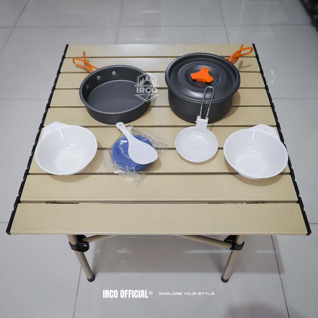 Jual IRCO Alat Masak Camping Cooking Set Outdoor sy 200 Anti Lengket ...