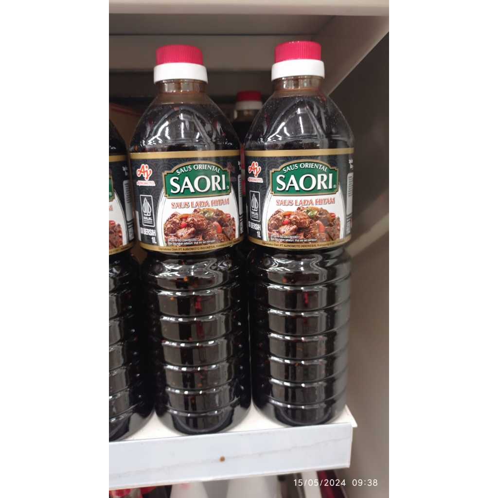 Jual AJINOMOTO SAORI SAUS LADA HITAM BOTOL 1L | Shopee Indonesia