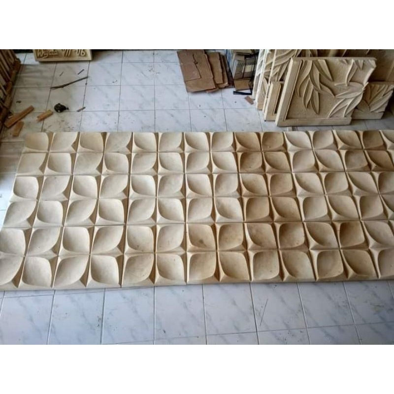 Jual Ornamen batu alam paras jogja ukuran L30xT30 | Shopee Indonesia