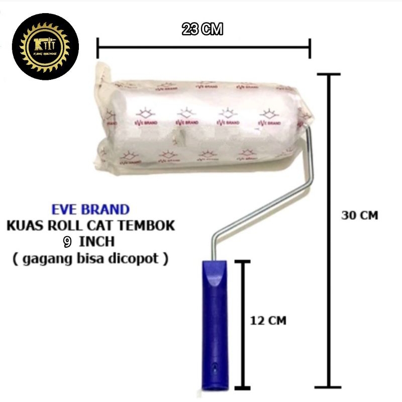 Jual alat kuas roll cat Eve Brand paint roller cat tembok | Shopee ...