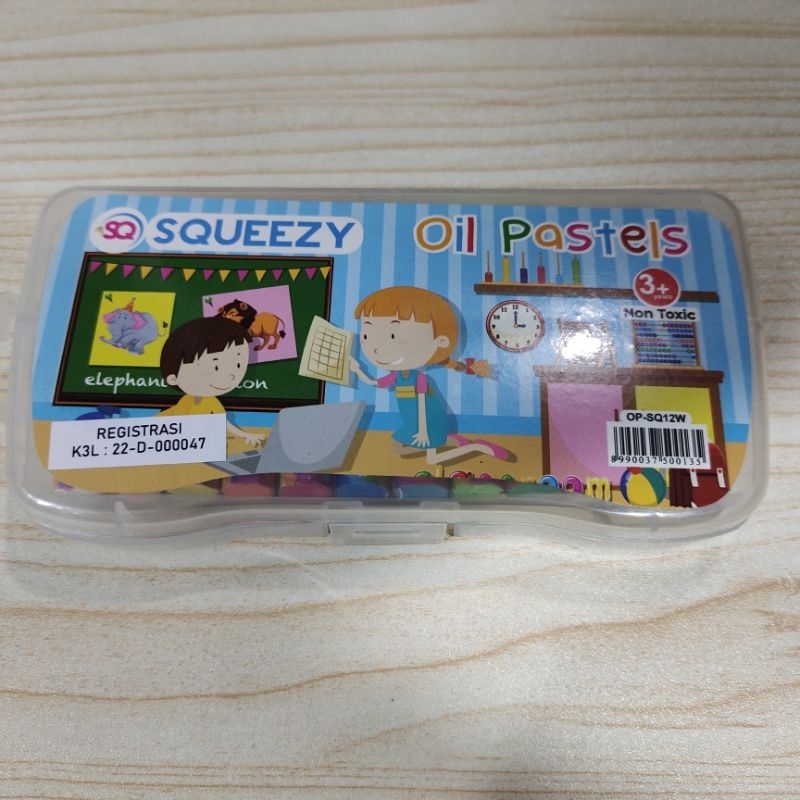 Jual crayon 12 warna squeezy ekonomis dan bagus cocok untuk anak ...