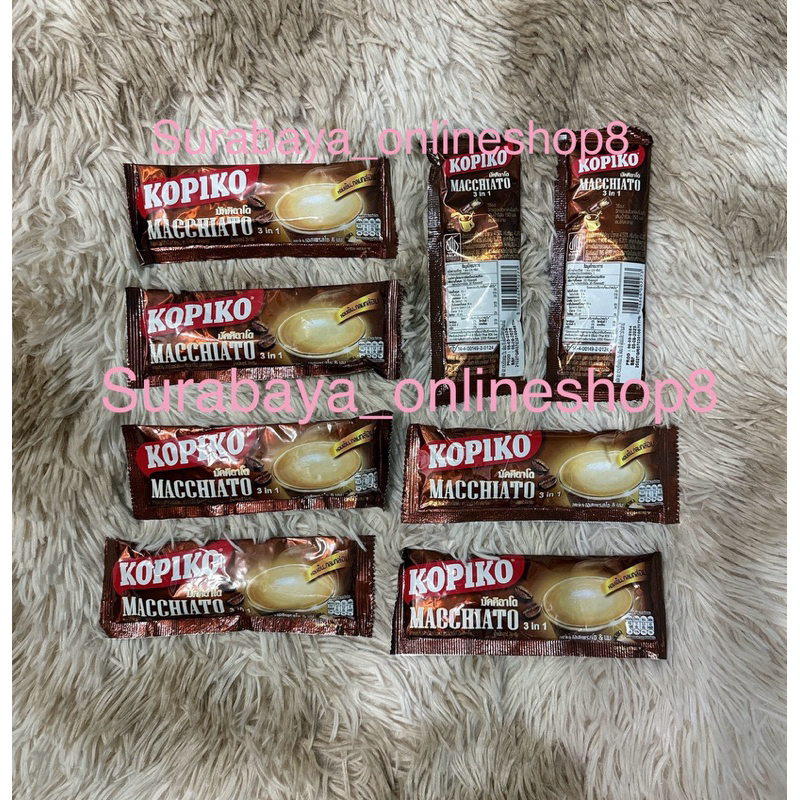 Jual Kopiko Macchiato 3 in 1 kopi import original Bangkok Thailand ...