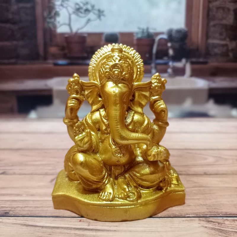 Jual Patung Dewa Ganesha 12cm Rupang Patung Ganesha Miniatur Dewa
