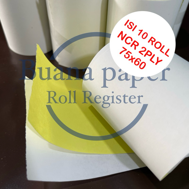 Jual KERTAS KASIR NCR 2 PLY 75X60 EPSON TMU220 PB-PRINTER DOT MATRIX ...
