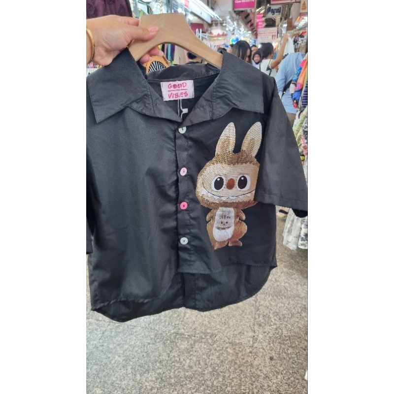 Jual Kemeja Labubu / labubu Kemeja Hitam / Labubu Thailand Kemeja ...