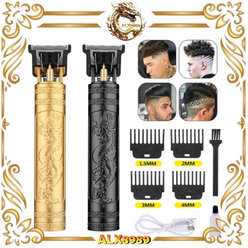 Jual ALAT PEMOTONG RAMBUT ELEKTRIK ALAT MESIN CUKUR RAMBUT KUMIS JENGGOT MOTIF DRAGON | Shopee ...