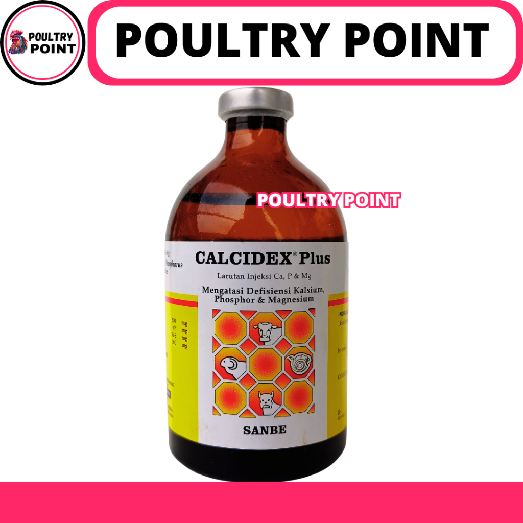 Jual CALCIDEX PLUS 100 ML - Obat sapi kerbau kambing domba lumpuh ...