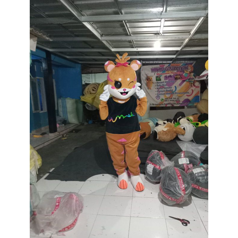 Jual Kostum badut kucing kedip cewek | Shopee Indonesia