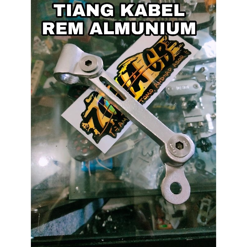 Jual bracket selang rem depan almunium universal cnc / dudukan selang ...