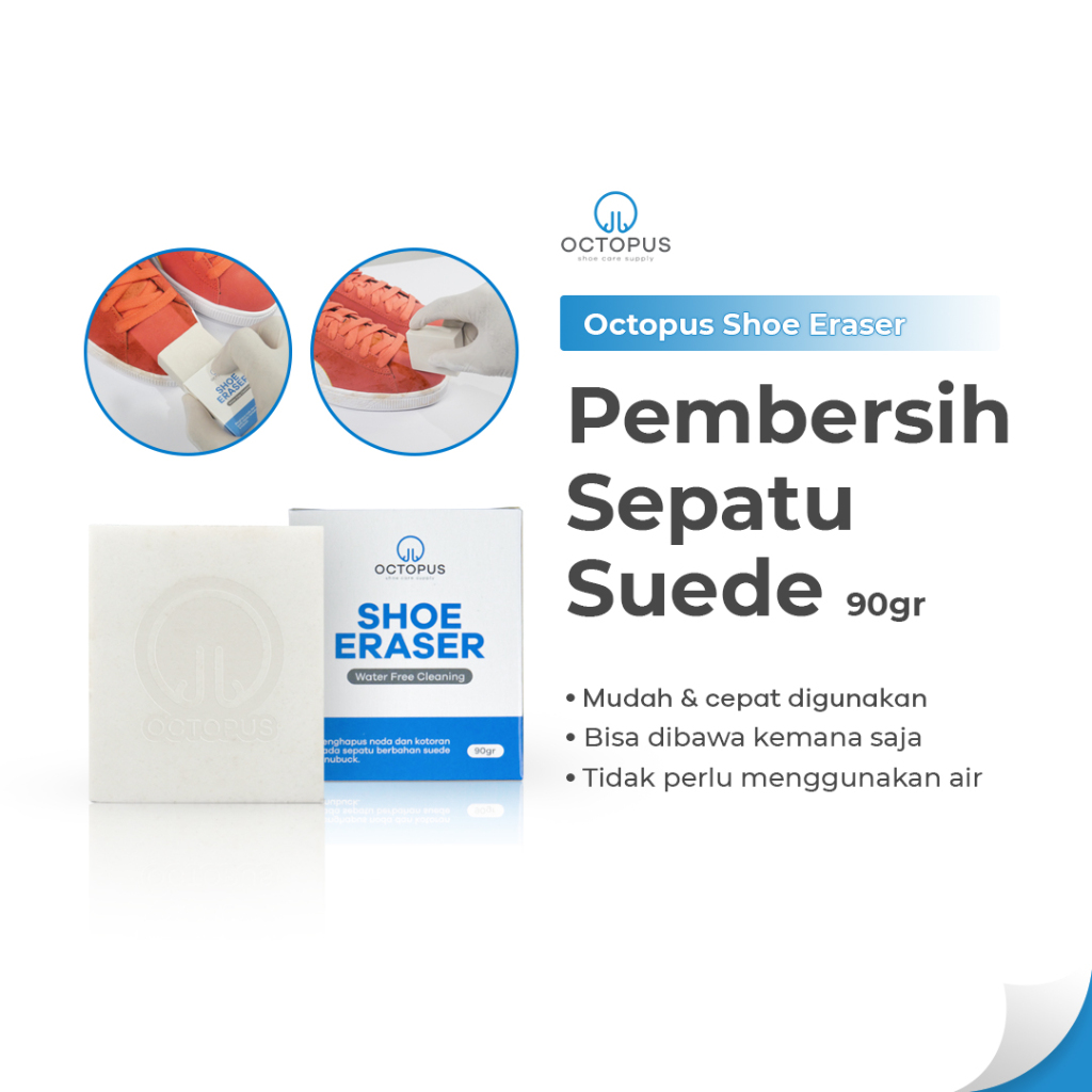 Jual Pembersih Suede Nubuck Eraser Octopus Cleaner | Shopee Indonesia