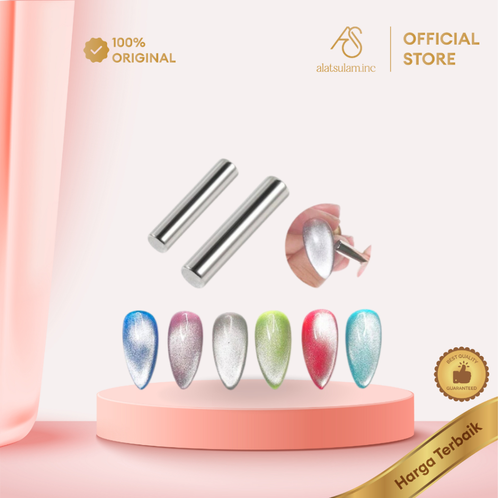 Jual Magnet Cat Eye Silinder Bulat Lonjong Gel Polish Kutek Gel ...