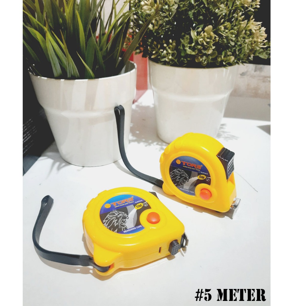 Jual TORA Rol Meteran 5 Meter Body Kuning | Shopee Indonesia