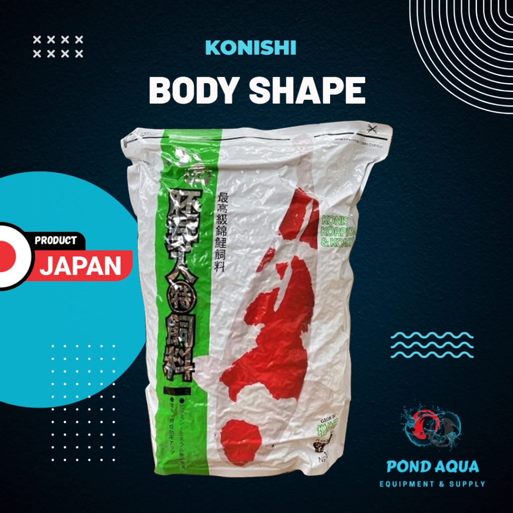 Jual Koi Food Pakan Ikan Konishi Body Shape 5KG Floating Made in JAPAN ...