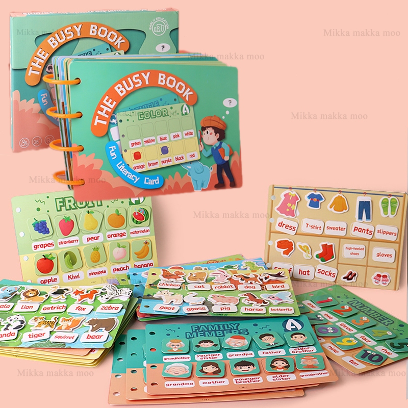 Jual The Busy Book Kindergarten Activity Book Big Quiet Book Activity ...