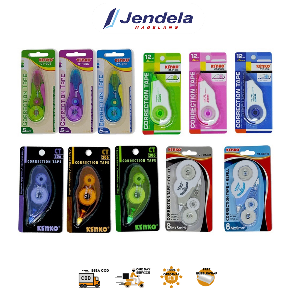 Jual Mini Correction Tape QDR 506 Faber Castell Joyco Kenko Penghapus ...