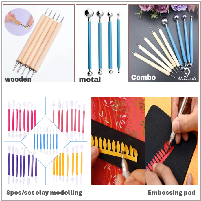 Jual Modelling Decorating Tools Set Flower / Embossing Pad Sculpture ...