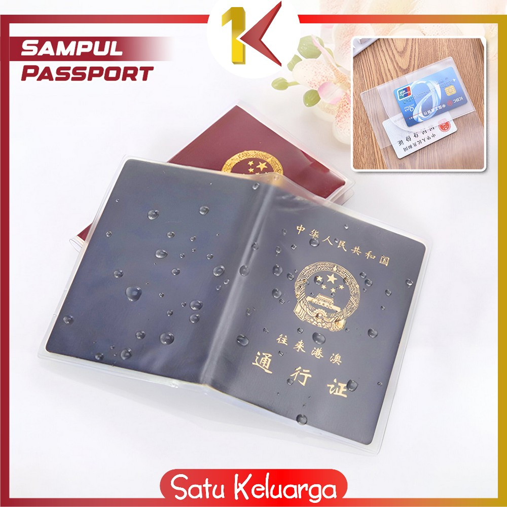 Jual SK-C1060 Sampul Passport Transparan Sampul Buku Nikah Cover Pelindung Pasport / Sampul ...