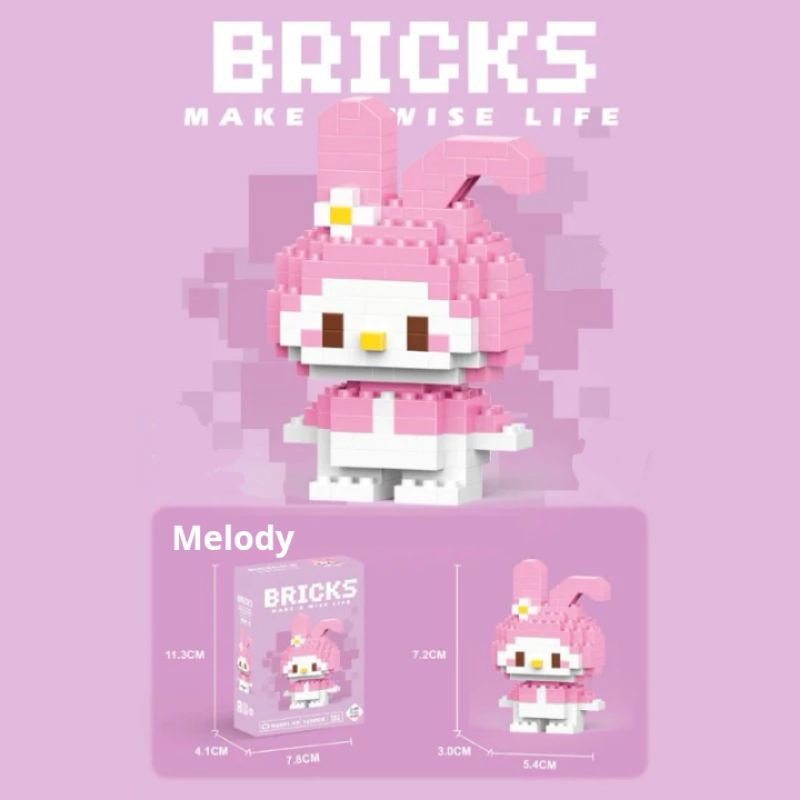 Jual Bricks Karakter Mainan Menyusun Nano Blok Permainan Anak Edukatif ...