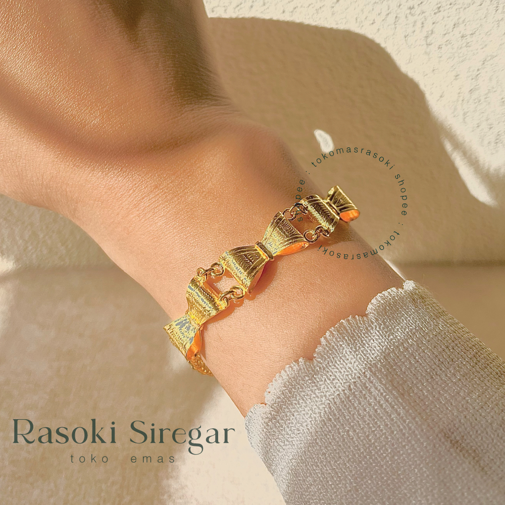 Jual GELANG EMAS PITA 15 GR EMAS LONDON EMAS TOBA 24 KARAT KADAR 99,9% ...