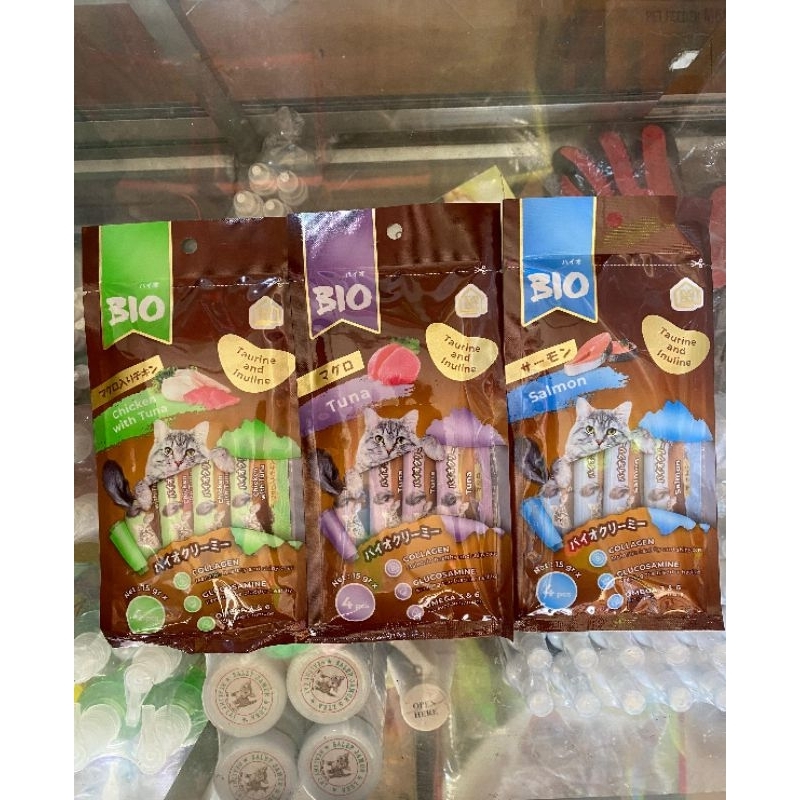 Jual SNACK / BIO CREAMY TREATS SNACK KUCING BEST SELLER LANCAR JAYA ...