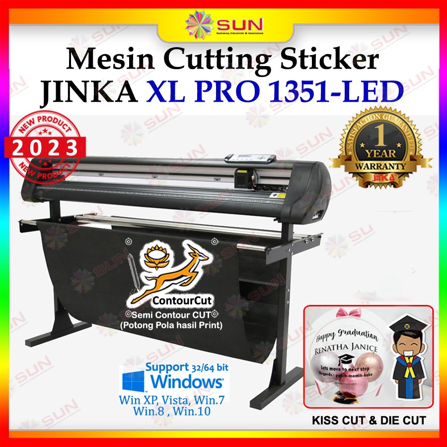 Jual Mesin Cutting Sticker Jinka Pro 1351 Terbaru - XL Pro 1351 LED ...