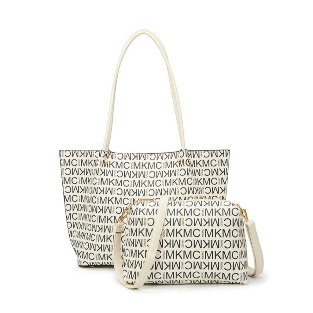 Jual MKMC Totebag Wanita Import Tas Bahu Free Pouch Medium Kondangan ...