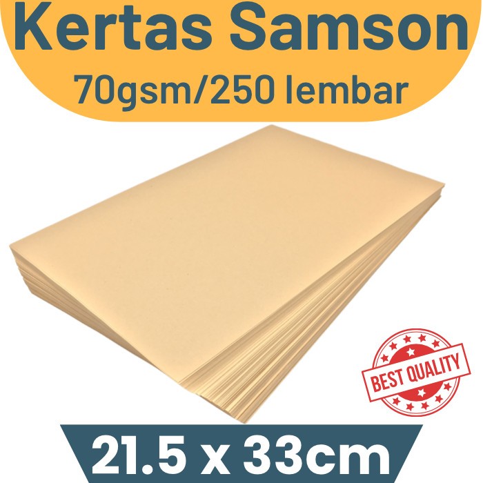 Jual Kertas Samson 21,5x33cm F4 / Kertas Folio | Shopee Indonesia
