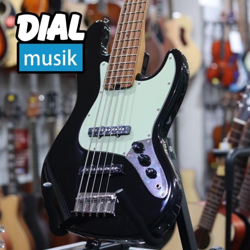 Jual SQOE SJB650 Jazz Bass 5 Senar Black - JazzBass / SJB 650 / BK - 5 ...