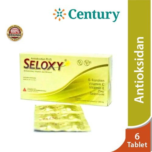 Jual Seloxy 6 Kaplet/Antioksidan/Vitamin Kulit/Mencerahkan | Shopee ...