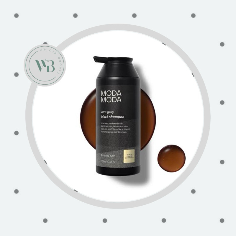 Jual MODAMODA Zero Gray Black Shampoo 300g | Shopee Indonesia