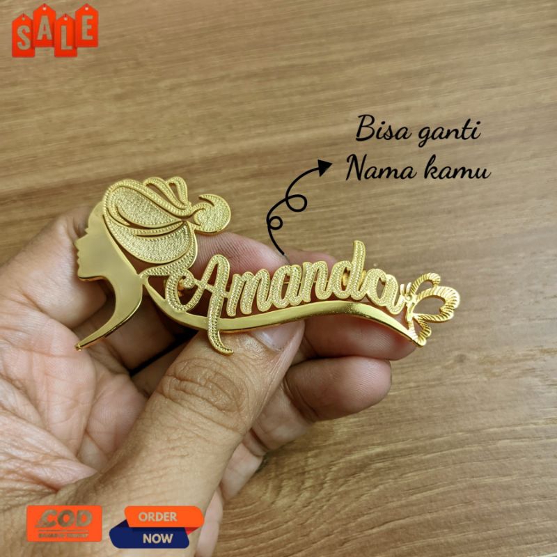 Jual Bros Nama Custom Grafir Beauty Terbaru Viral Elegant | Shopee ...