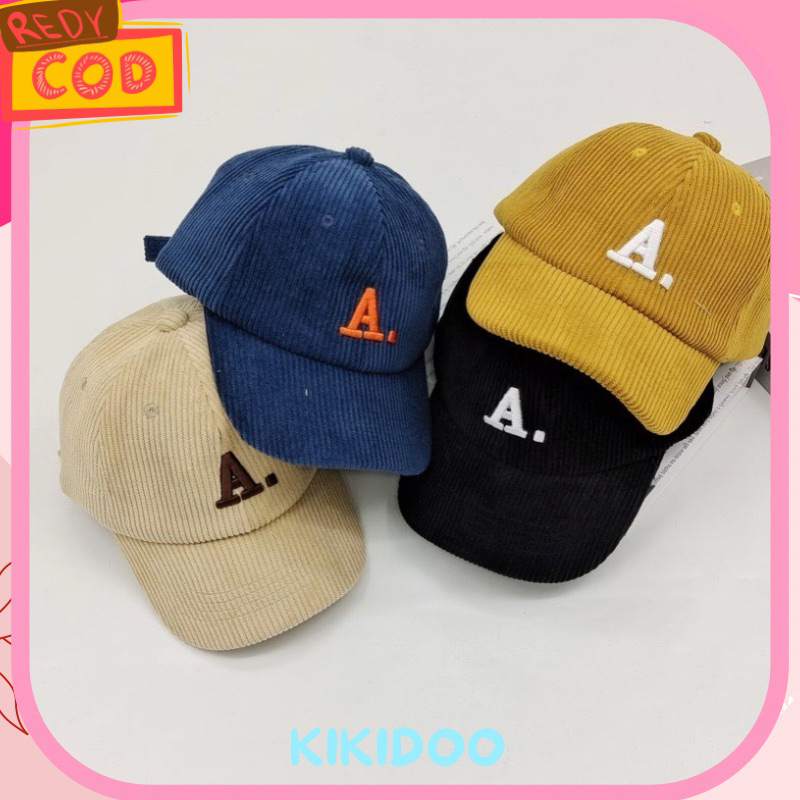 Jual Kikidoo Topi Baseball Anak Letter Premium Quality TP98 | Shopee Indonesia
