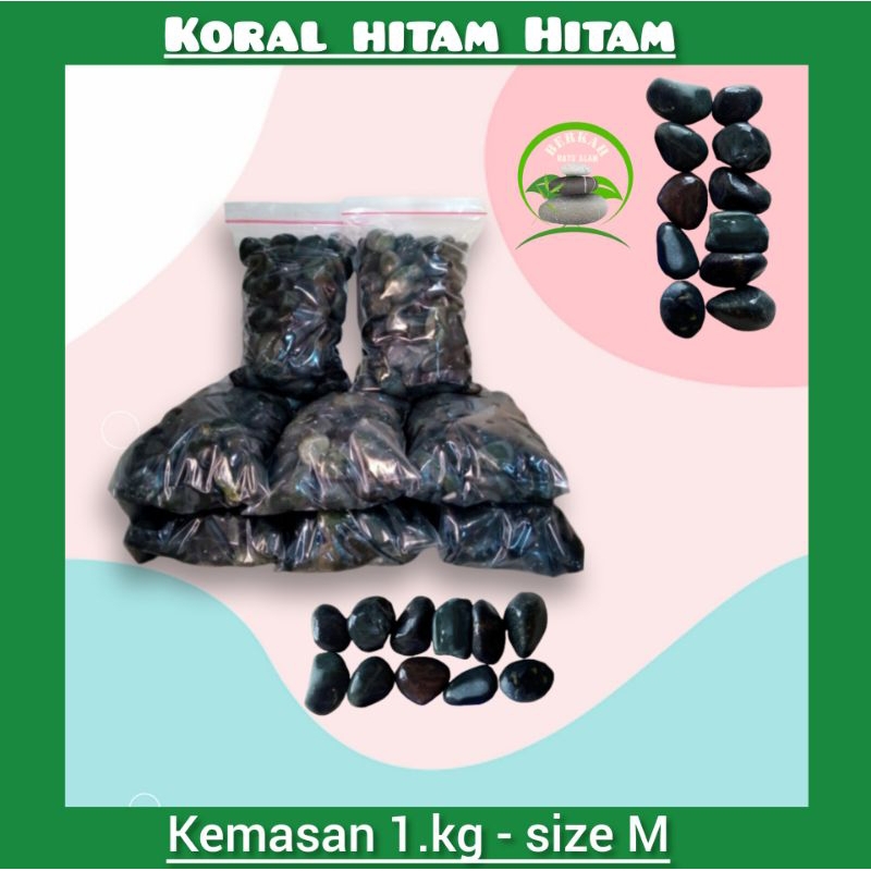 Jual Coral hitam/batu coral hitam kemasan 1.kg/batu hias | Shopee Indonesia