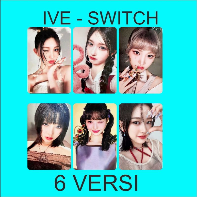 Jual (BISA SATUAN) IVE Switch Heya Photocard Kpop | Shopee Indonesia