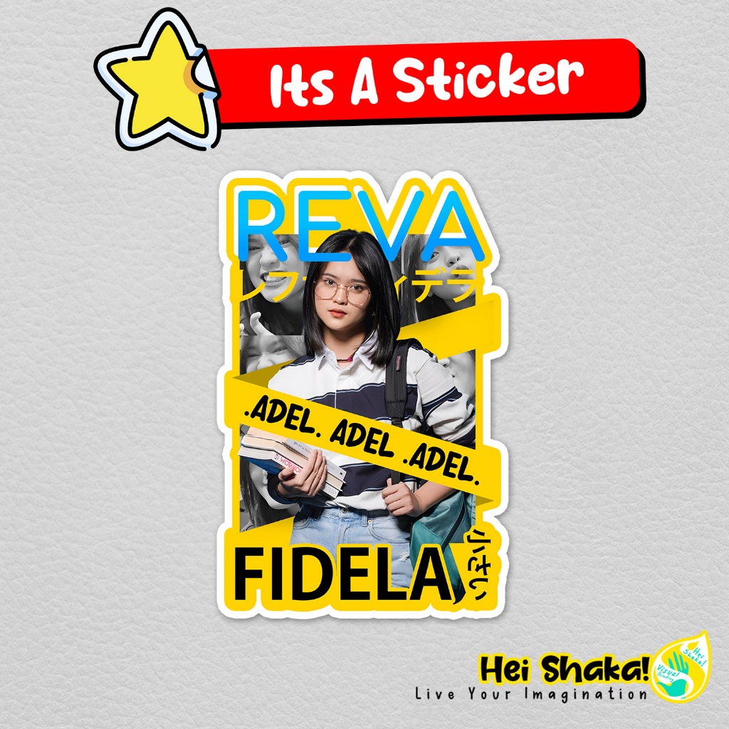 Jual Stiker Adel JKT48 Reva Fidela Sticker Idol Grup Wota Vinyl Anti ...