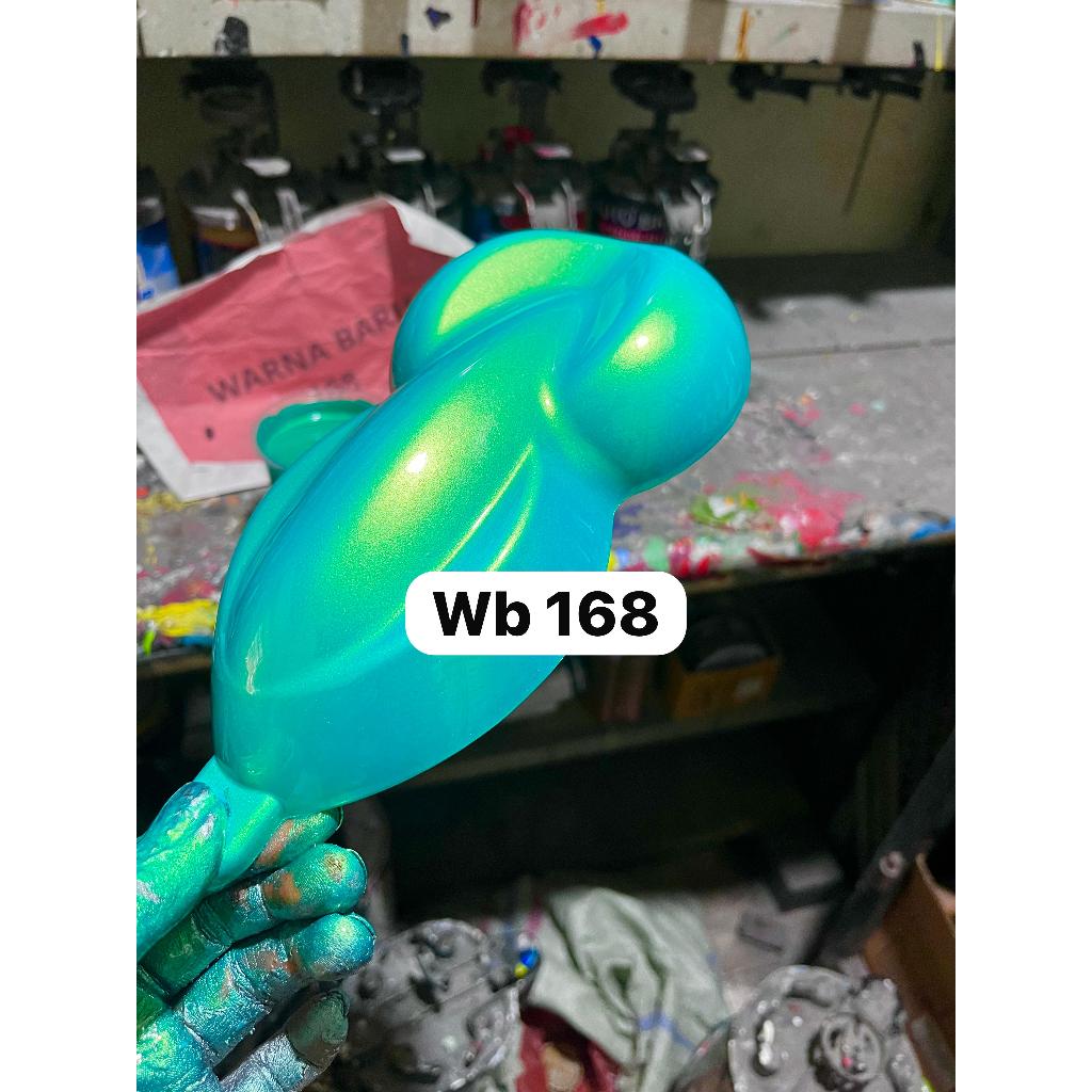 Jual cat hijau metalik/cat hijau alien green/cat hijau motor bahan ...