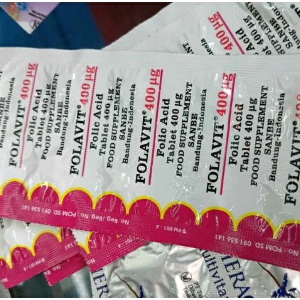 Jual folavit 400mg strip | Shopee Indonesia