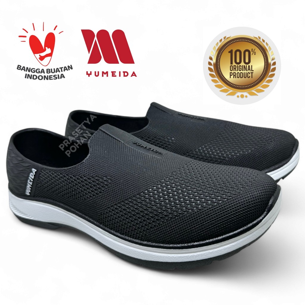 Jual Sepatu Karet Pria YUMEIDA Original - Sepatu Kerja Pria Tahan Air ...