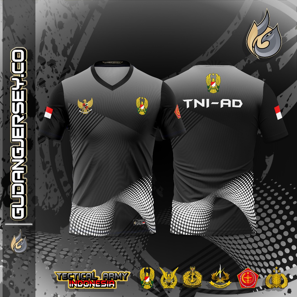 Jual JERSEY TNI AD / TNI AL / TNI AU / POLRI FREE CUSTOM LOGO | Shopee ...