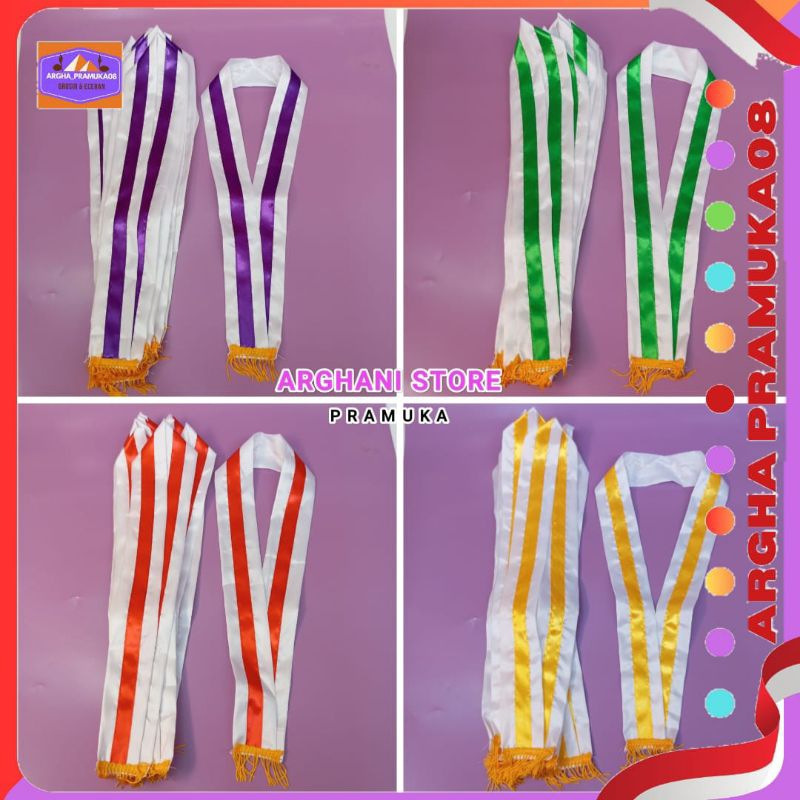 Jual Samir Wisuda Kalung Wisuda Putih Custom | Shopee Indonesia