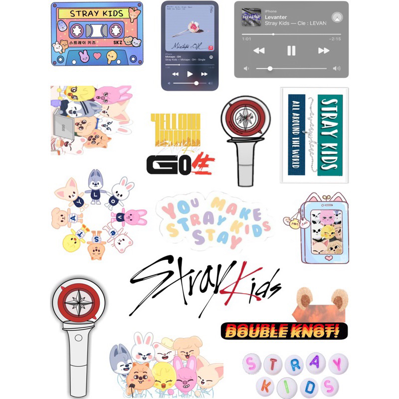 Jual Sticker Kpop ( Sudah Cutting ) BTS SEVENTEEN NCT DREAM TXT ENHYPEN EXO BLACKPINK TREASURE ...
