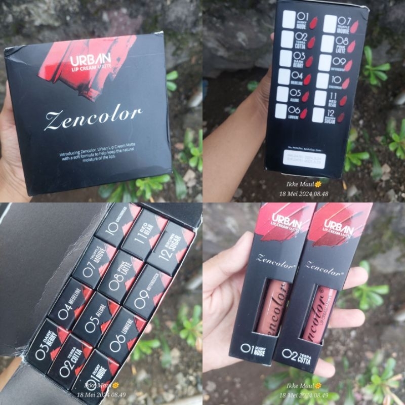 Jual PAKET USAHA ⚠️‼️ZENCOLOR‼️⚠️ | ORIGINAL BRAND "ZENCOLOR" Urban Lip ...
