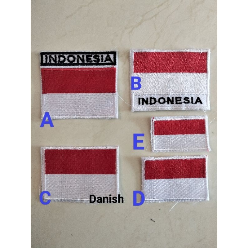 Jual BET BORDIR MERAH PUTIH,BET BENDERA INDONESIA | Shopee Indonesia