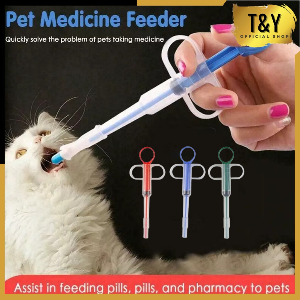 Jual T&Y Alat Bantu Minum Obat Hewan Peliharaan 2In1 Alat Pelontar Obat ...