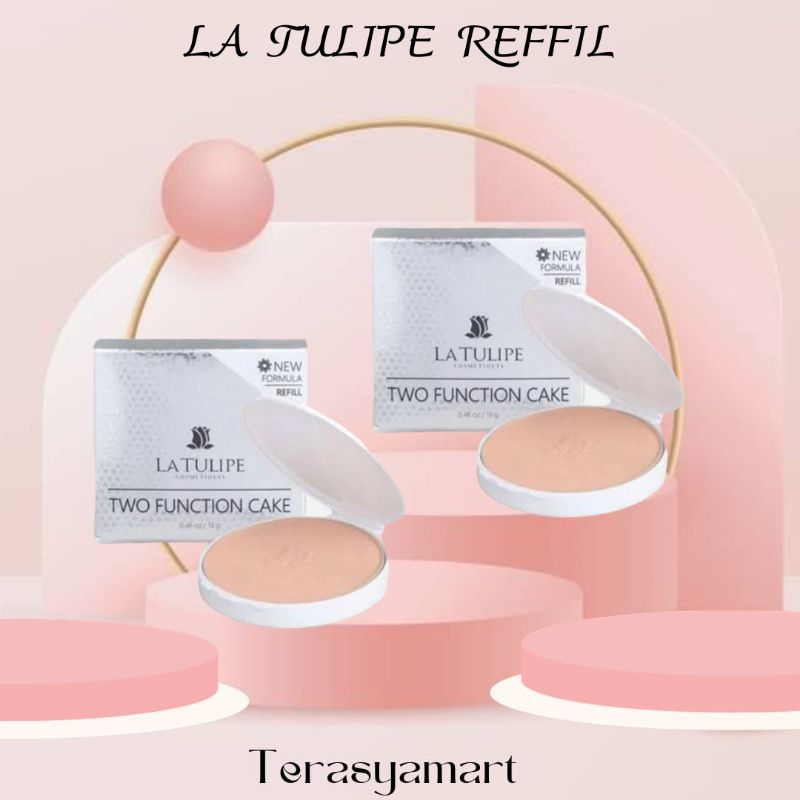Jual (COD) LATULIP TWO FUNCTION CAKE | REFFIL | BEDAK PADAT LATULIP ...
